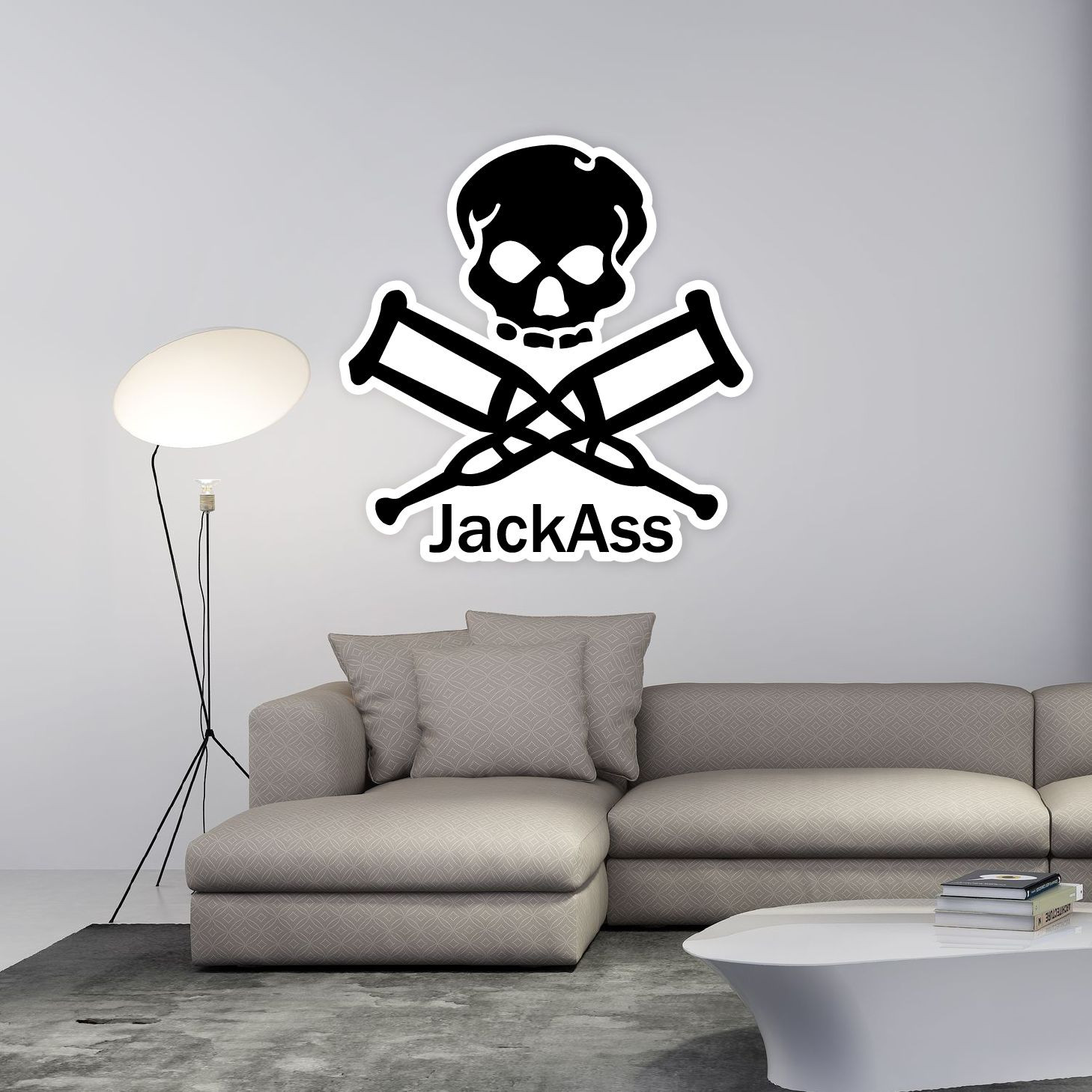Jackass TV Series Funny Room Wall Decor Sticker Decal 22"X22" | eBay