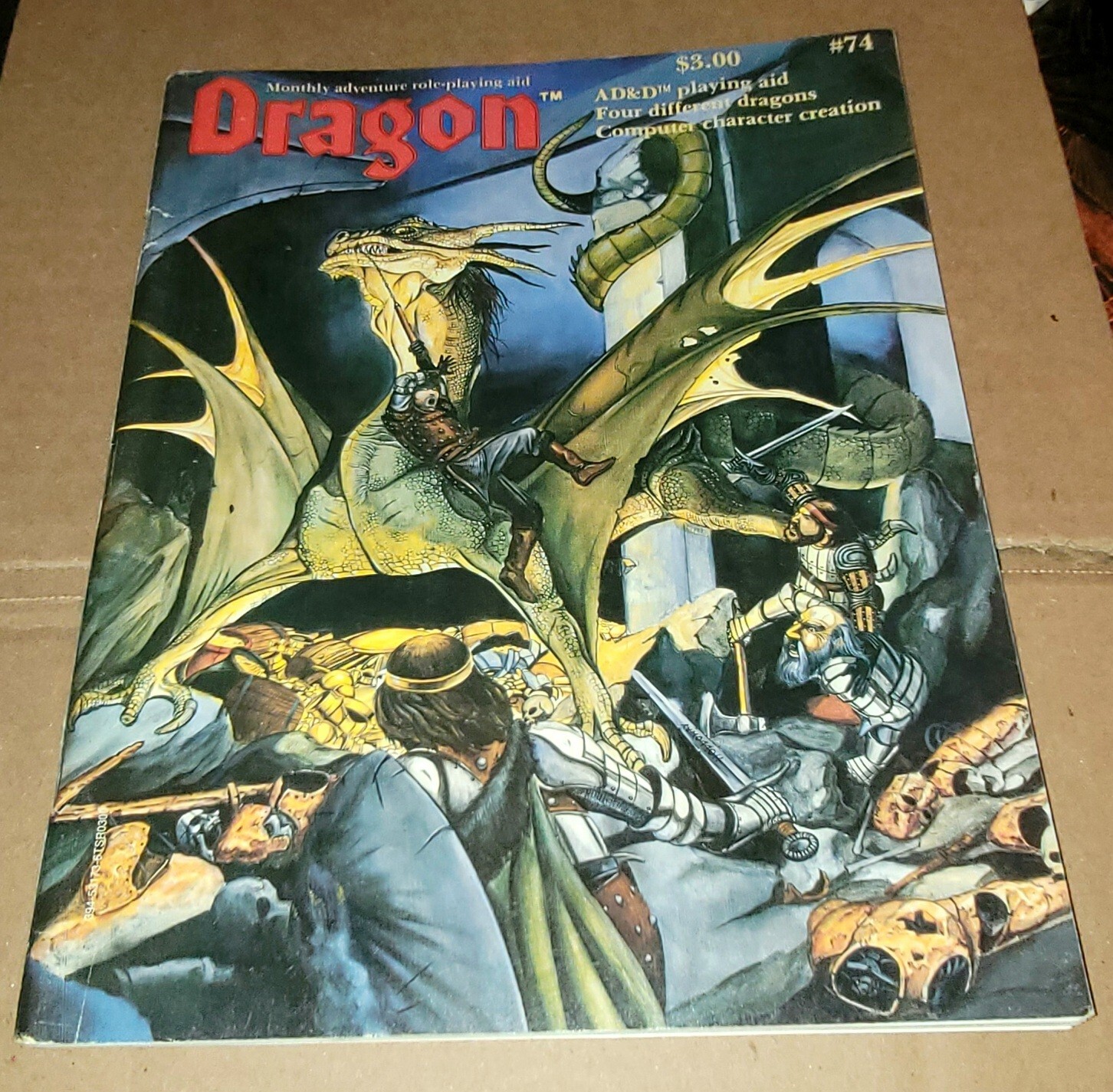 TSR Dragon Magazine #74 June 83 Combat Computer, Seven Swords, Electrum ...
