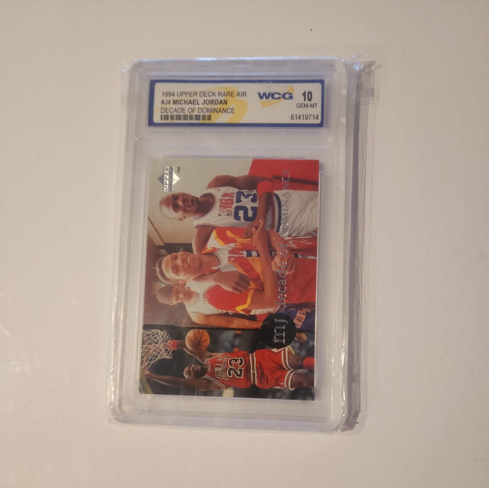 1994 Upper Deck Michael Jordan #J4 Decade Of Dominance GEM MNT 10 World ...