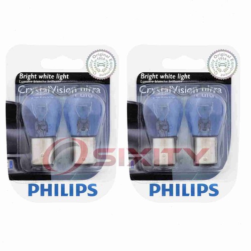 2 pc Philips Brake Light Bulbs for Jeep Cherokee CJ5 CJ7 DJ5 Grand ...