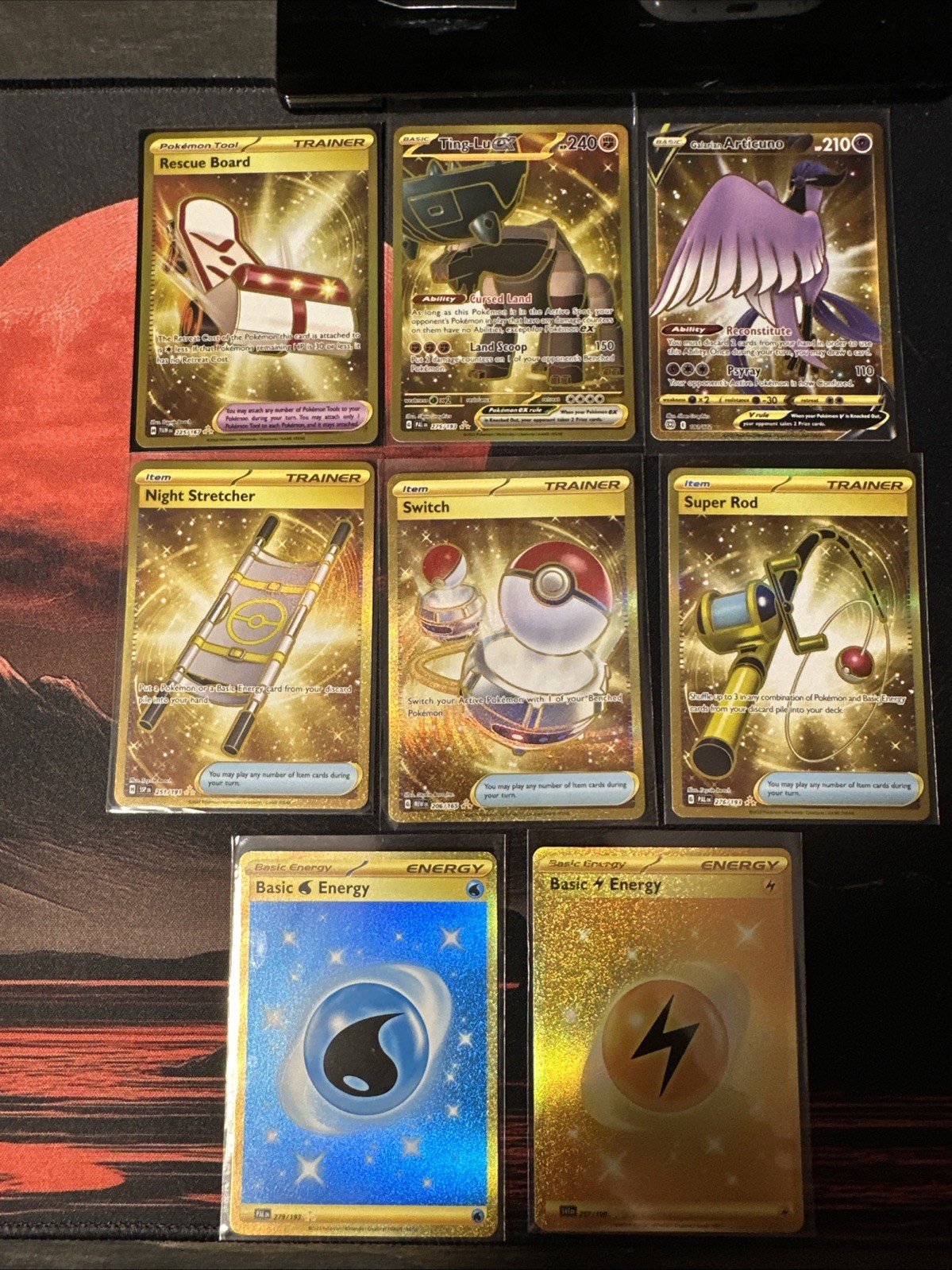 Assortment of Gold Pokemon gold cards | eBay