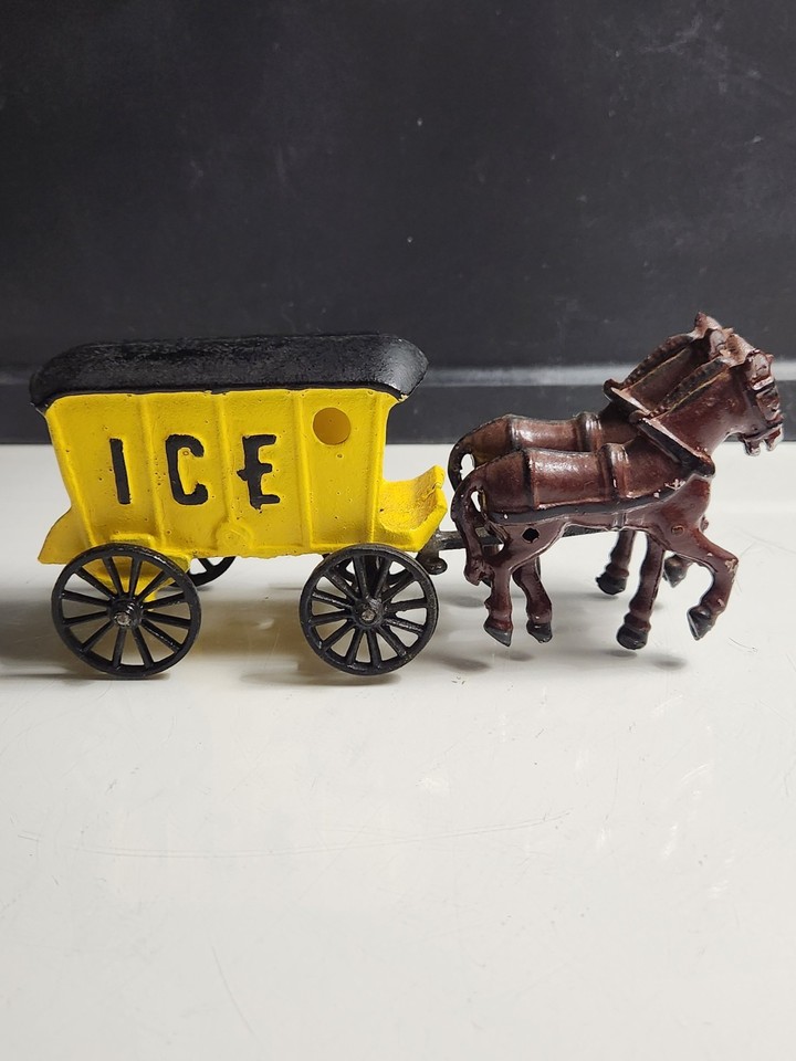 Cast Iron Ice Wagon | eBay UK