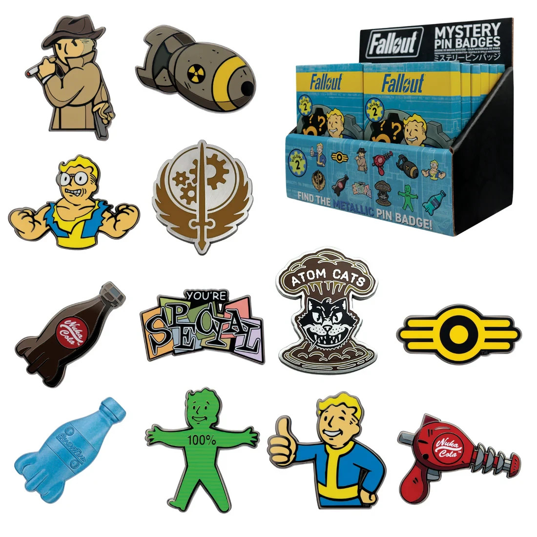 Fallout Enamel Pins Lot Official Bethesda Mystery Pin Series 2 Full Set ...