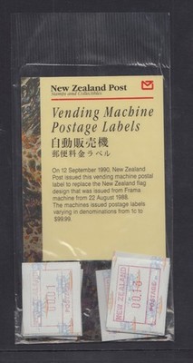 New Zealand Vending Machine Labels, Framas, sealed packet, 1990 ...