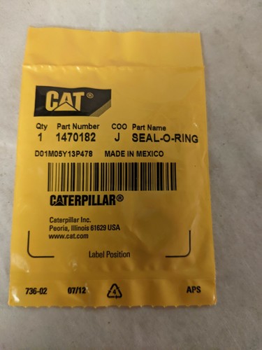 Caterpillar Seal-O-Ring 147-0182 | eBay
