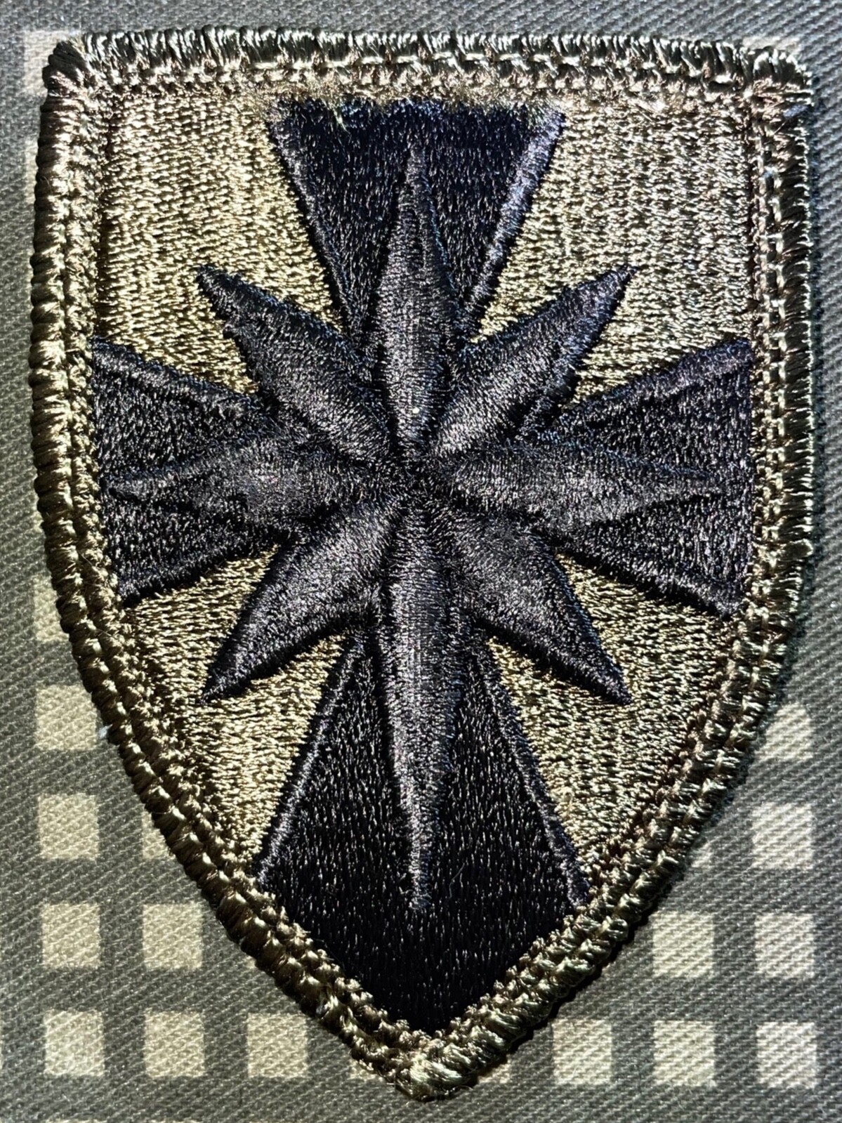 US Army OD Subdued 8th Field Support Command Patch Hook New A874 | eBay