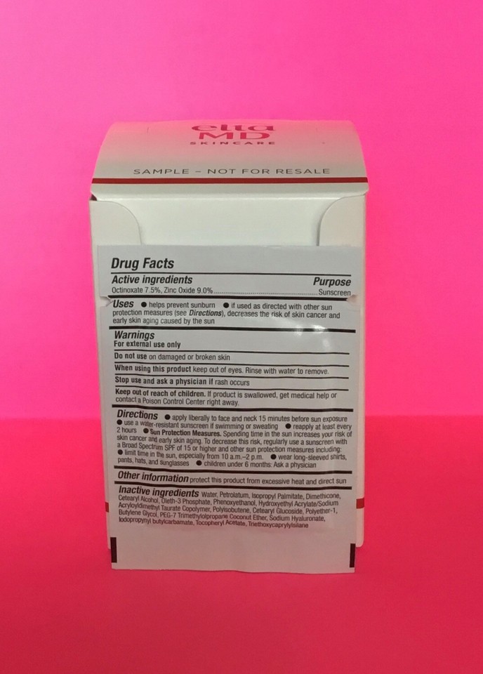 Elta MD Skincare UV Daily Broad Spectrum SPF40 NEW 40 samples Box EXP ...