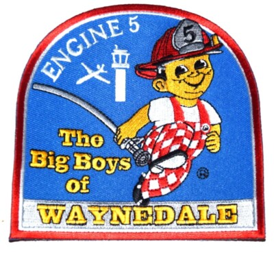 WAYNEDALE - ENGINE 5-THE BIG BOYS - INDIANA Sheriff Police Patch NOW FT ...