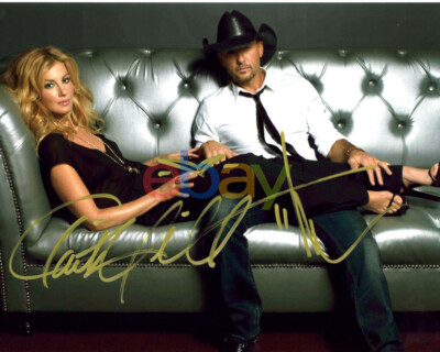 Tim Mcgraw & Faith Hill Autographed 8x10 Signed Photo reprint | eBay