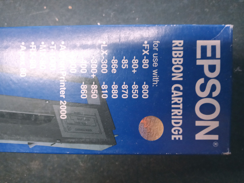 EPSON Black Ribbon Cartridge 8750 Series FX - LX Action Printer EX ...