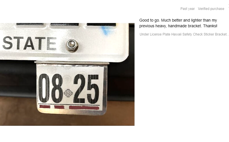 Stainless Steel Plate Holder 1928 1929 1930 1931 FORD "MODEL A" LICENSE ...