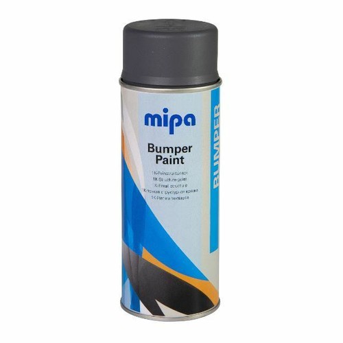 MIPA TEXTURED BUMPER PAINT PLASTIC TRIM TOP COAT Aerosol 400ml Grey Car ...
