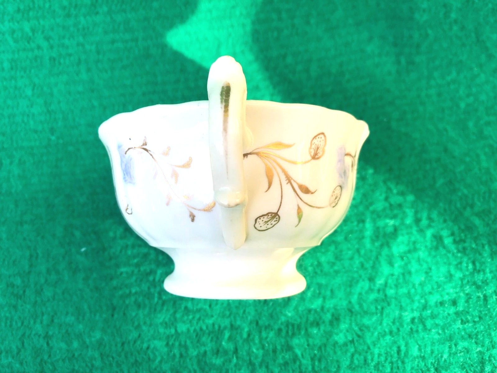 19th Century porcelain Lilac Sprig cup and saucer Hilditch 1830 - 1835 ...