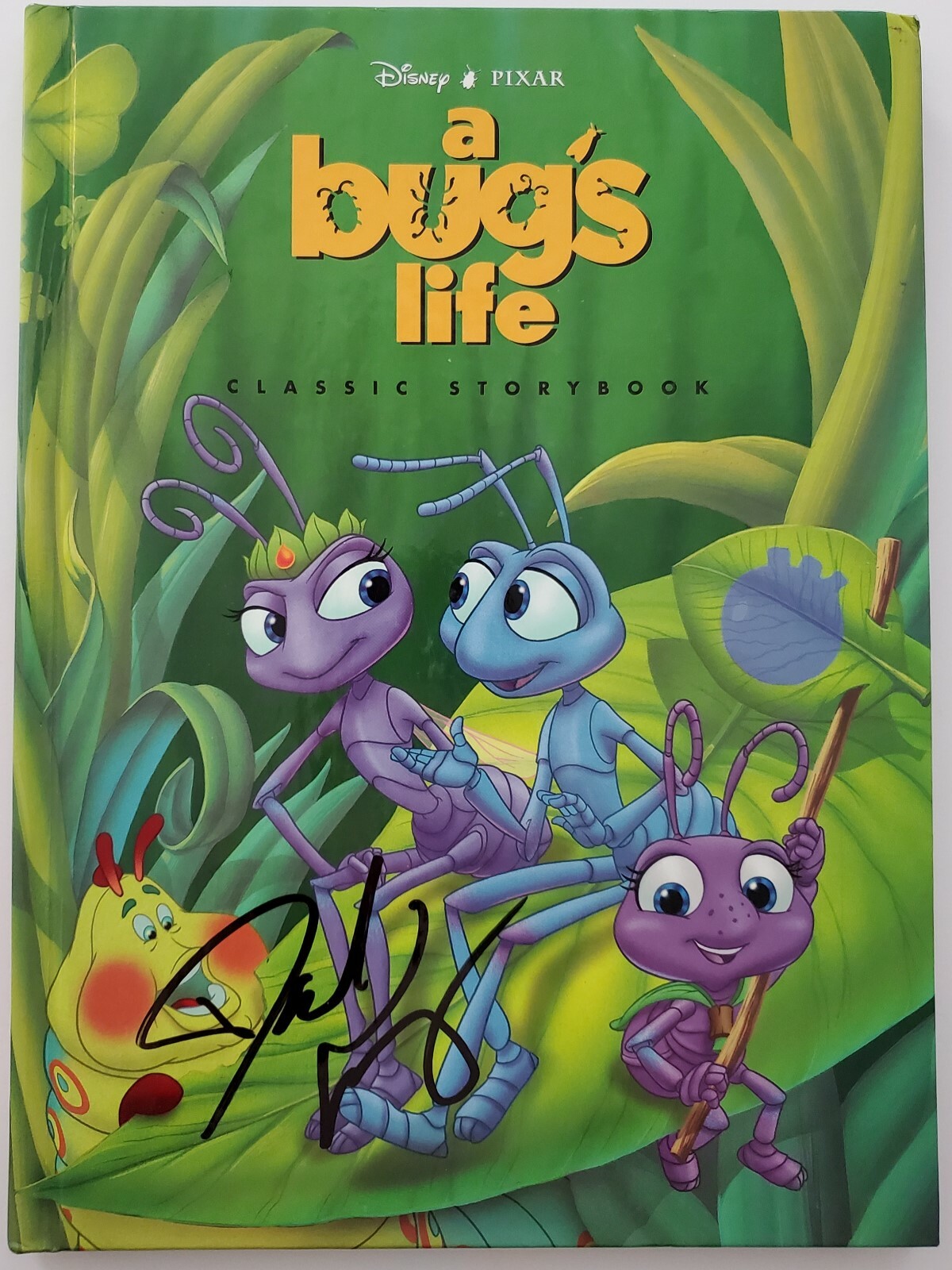 Dave Foley Signed A Bug's Life Book FLIK Disney Pixar Voice Actor ...