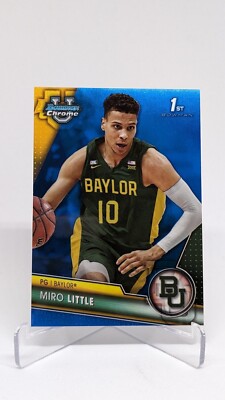 Miro Little 2023-24 Bowman U Chrome Basketball Blue Refractor #/199 1st ...