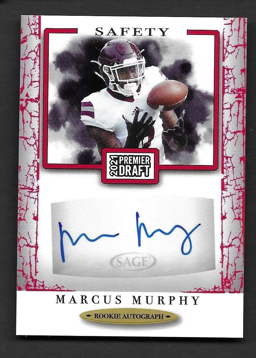 2021 SAGE HIT Autographs Red #A196 Marcus Murphy | eBay