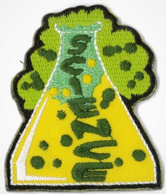 Girl Boy Cub SCIENCE FUN Beaker Patches Badge SCOUT GUID biology Chemistry class | eBay