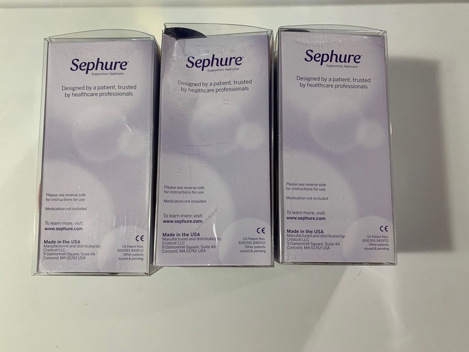 Lot Of 30(3x10 Count) Sephure Easy-to-Use Suppository Applicator for ...