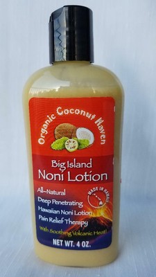 Big Island Noni Lotion 4oz - All Natural Deep Penetrating Pain Relief ...