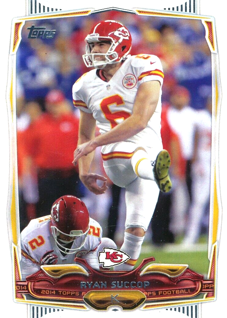 TOPPS Ryan Succop CHIEFS TITANS BUCS BUCCANEERS South Carolina ...