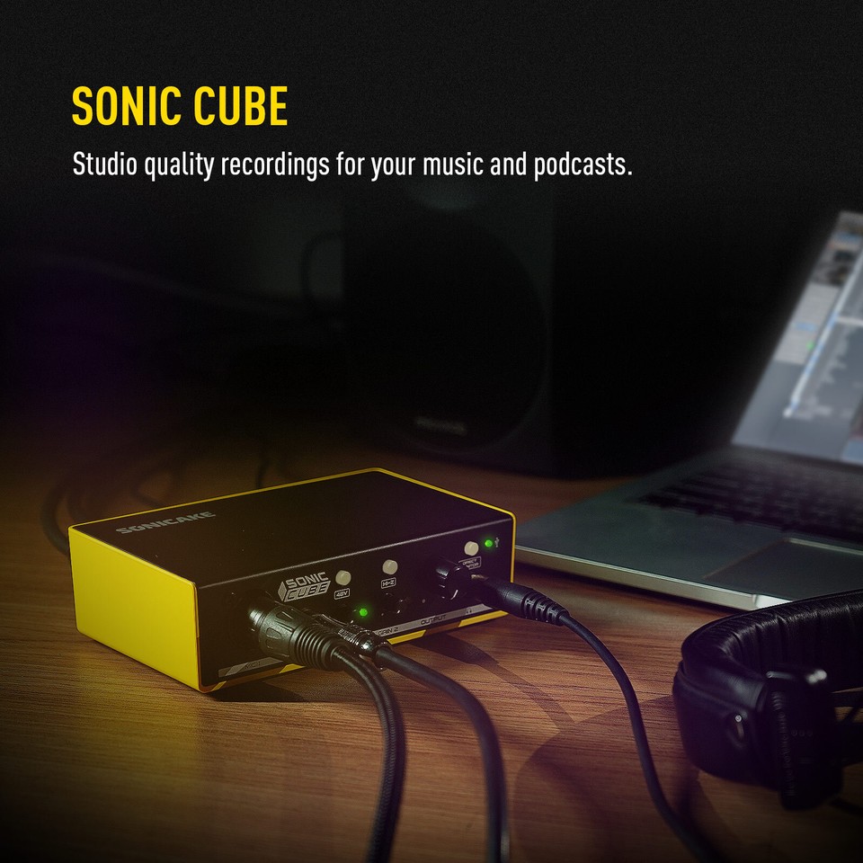 Sonic Cube Professional Usb Audio Interface For Studio Equipment ...