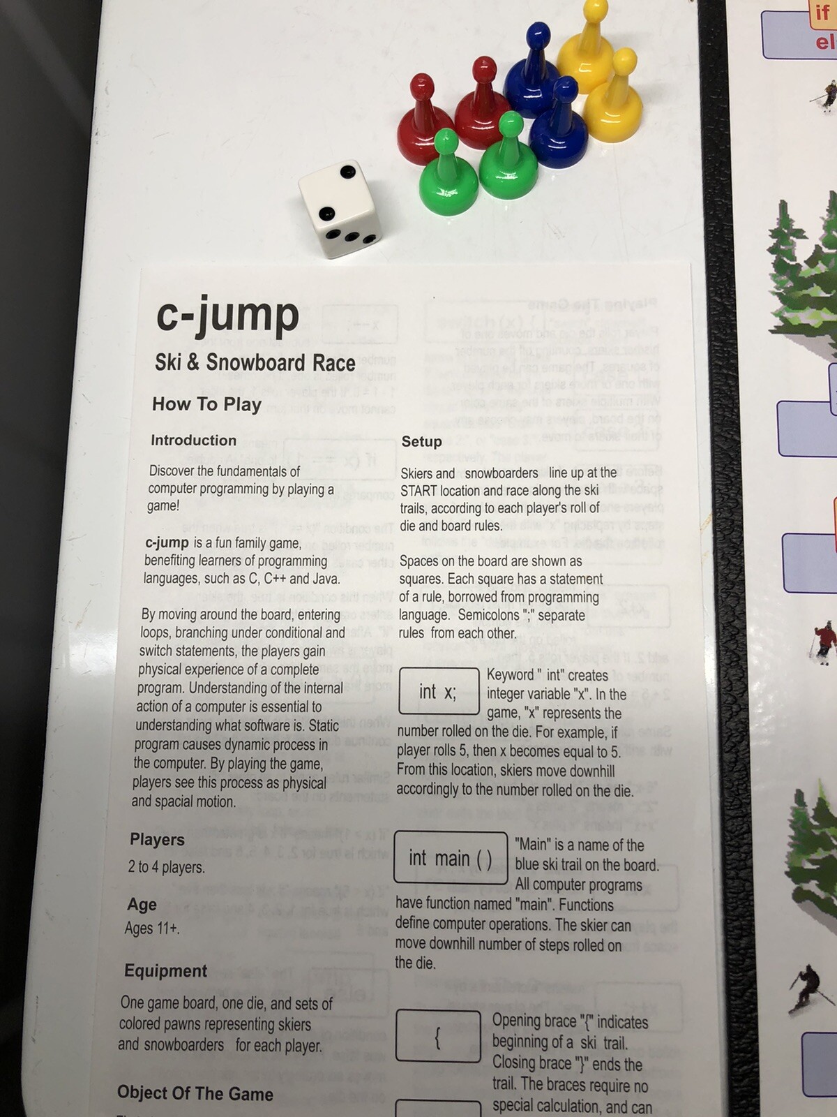 C Jump Board Game c++ java Computer Programming Ski | Complete ...