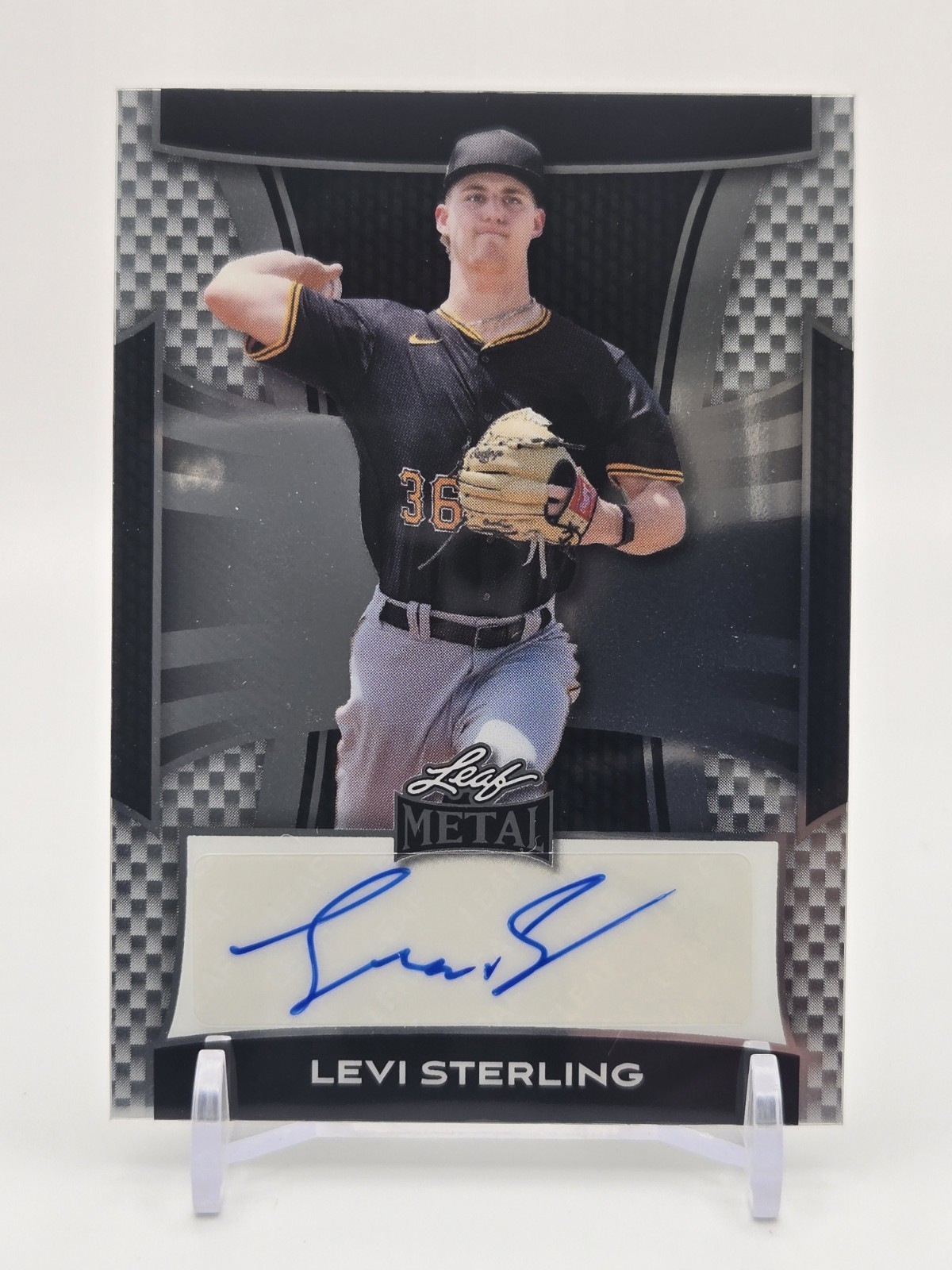 Levi Sterling 2025 Leaf Metal #BA-LS1 Base Autographs - Lite Brite ...