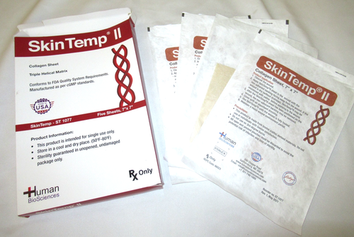 pack of 4 Skin Temp II Collagen sheets 7"x 7" exp 01/2029 NEW | eBay
