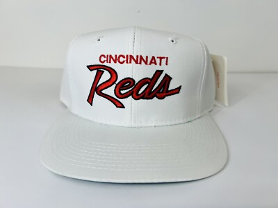 Vintage NWT New Cincinnati Reds Sports Specialties Script Snapback ...