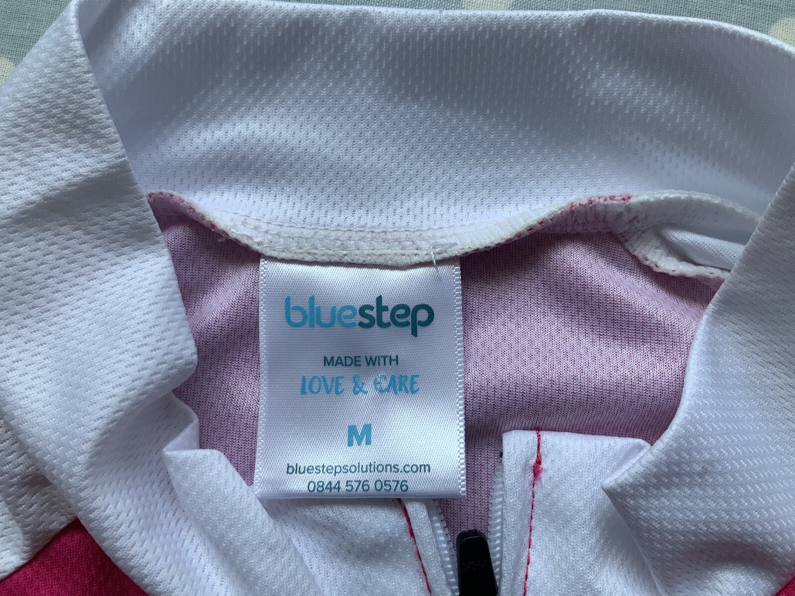 Bluestep Jo’s Cervices Cancer Trust Full Zip Cycling Top/Shirt Size M ...
