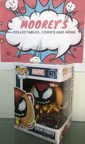 Spider-Man - Scream Symbiote Pop! Vinyl Figure #671 | eBay Australia