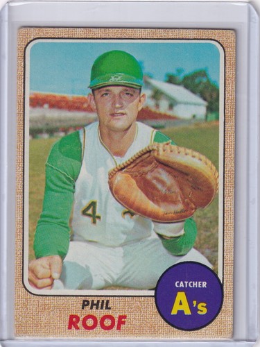 1968 Topps Baseball #484 Phil Roof - Oakland Athletics | eBay