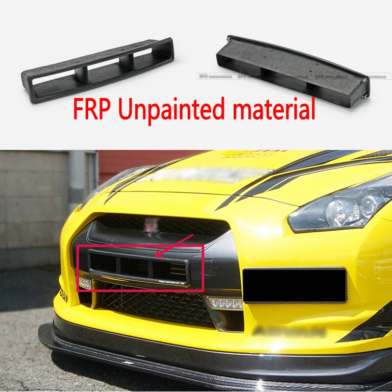 For Nissan GTR R35 08-16 JUN Front Bumper Intake Duct FRP Unpainted ...