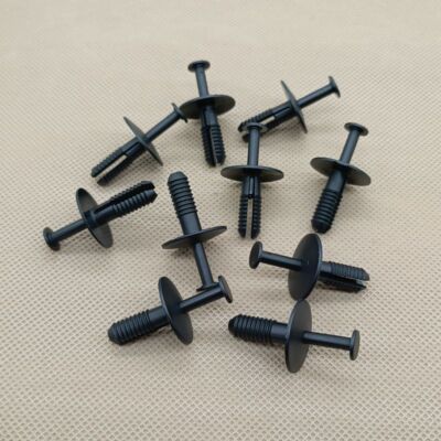 10Pcs Bumper Push-Type Retainer Clip Fastener Expanding Rivet Fits GM ...