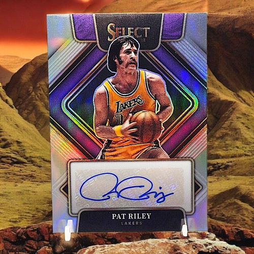 2021-22 Panini Select Autograph PAT RILEY Auto Silver Prizm #062/149 LA ...