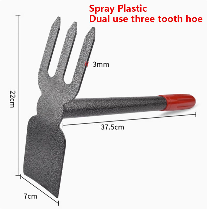 1pcs Wooden Handle Gardening Hoe Steel Garden Hand Weeding Dig Hoe Tool ...
