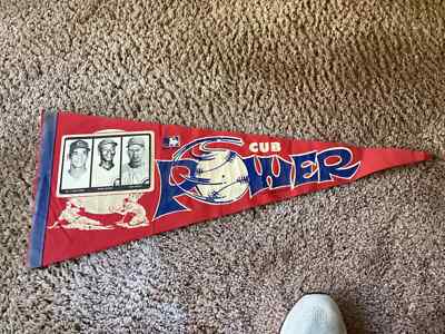 Chicago Cubs Cub Power 1969 Banks, Santo, Williams,- Felt Pennant | eBay