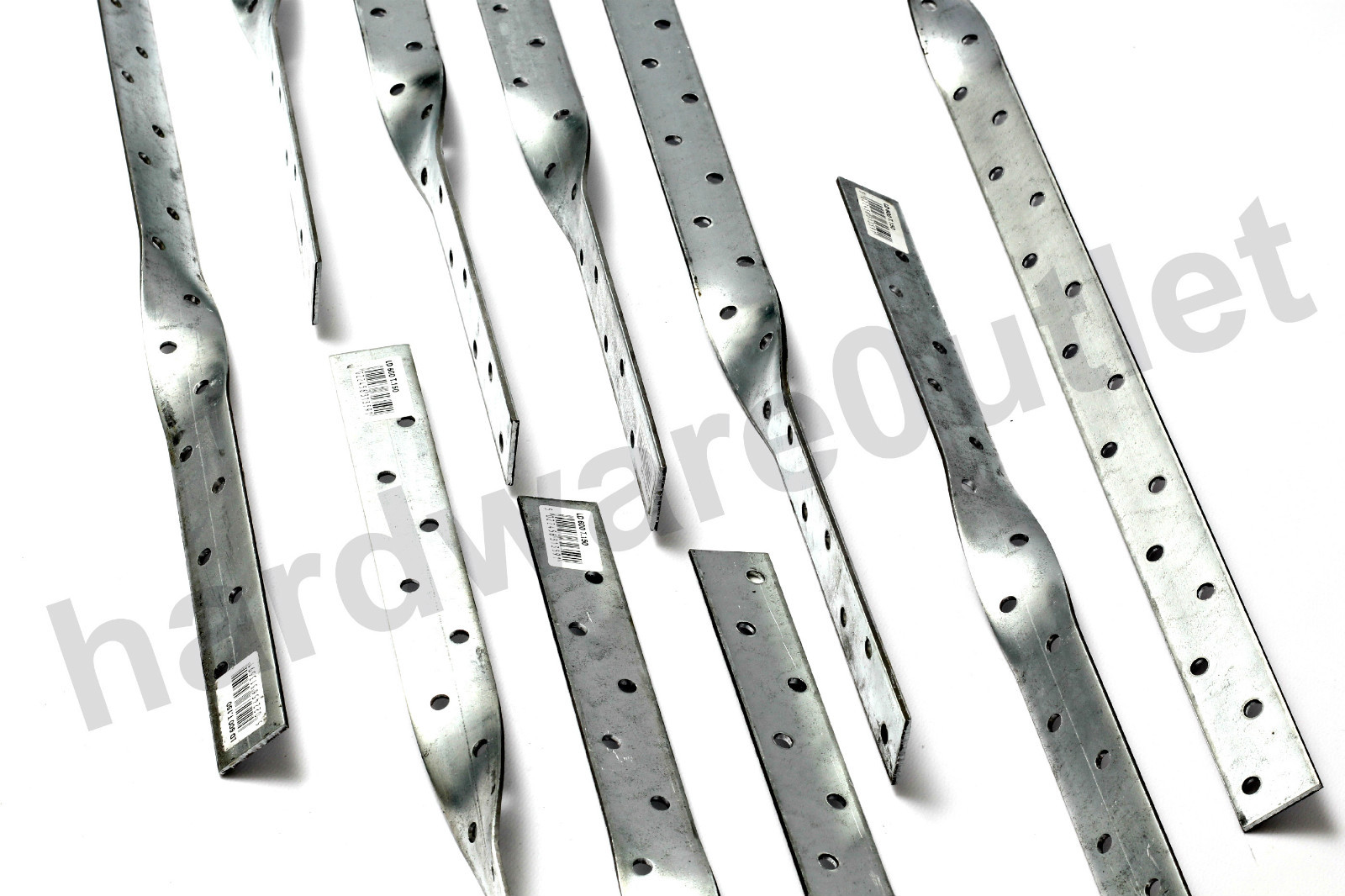 1 x TWISTED Galvanised Restraint Straps Strap 27.5 x 2.4 mm | eBay UK