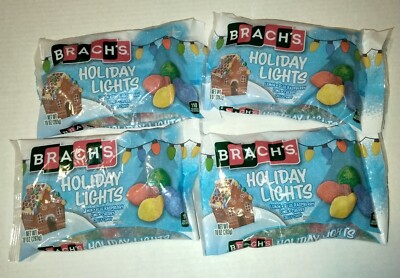 4 x Brach's Holiday Lights Lemon Blue Raspberry Lime Cherry Jelly Candy ...