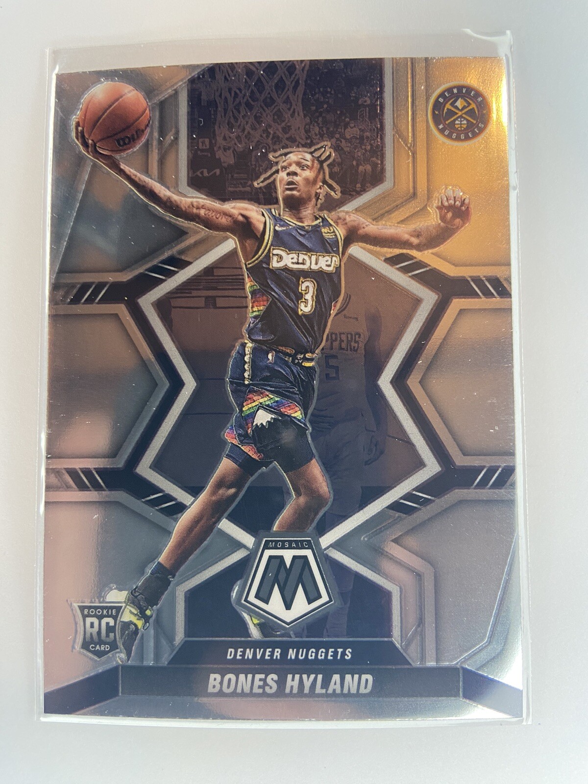 2021-22 Panini Mosaic Basketball Bones Hyland RC Rookie RC #214 Nuggets ...