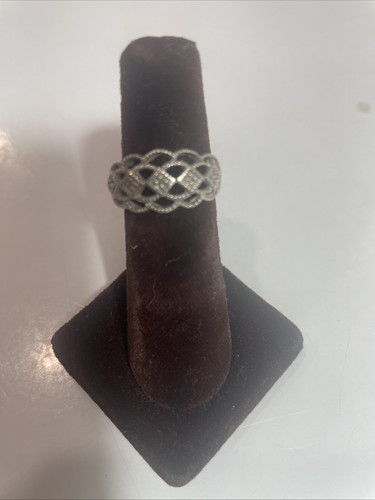 925 RJ Ring With Diamond Chips | eBay