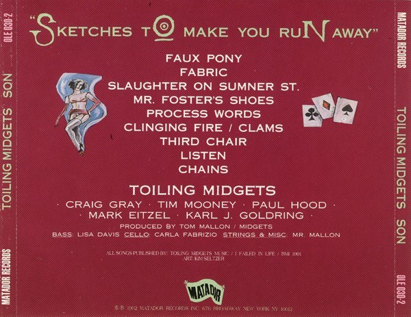 1 CENT CD Toiling Midgets – Son / Alternative Rock, Indie Rock | eBay