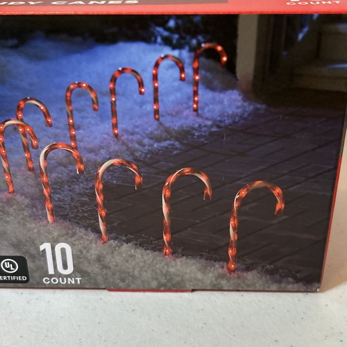 Light Up Candy Canes Christmas Holiday Decoration Pathway Display ...