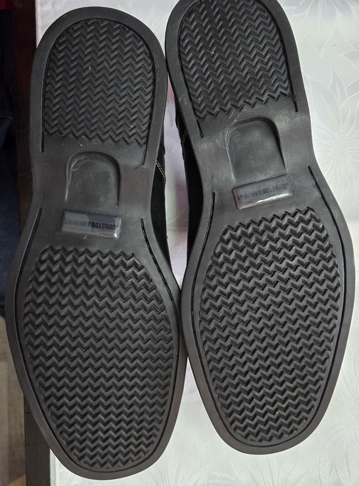 Johnston & Murphy Mens Size 13M Shuler Bicycle Toe Black Oxford Shoe ...