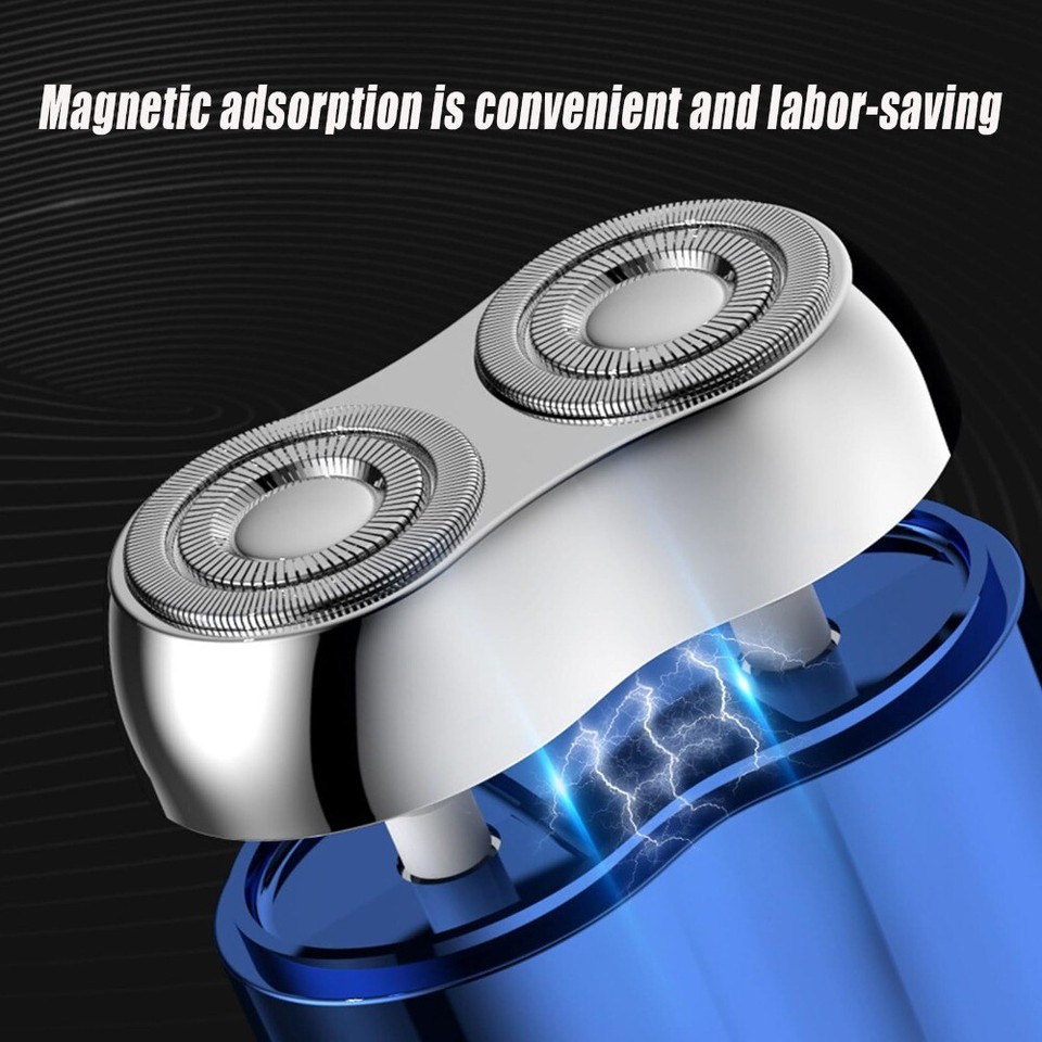 Dual Head Rotary Shavers Mini Beard Trimmer New Electric Shaver For Men ...