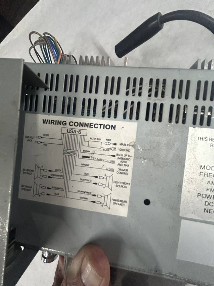 Corvette 1963-1967 AM/FM Radio Custom Auto Sound Mid Year C2 Sting Ray ...