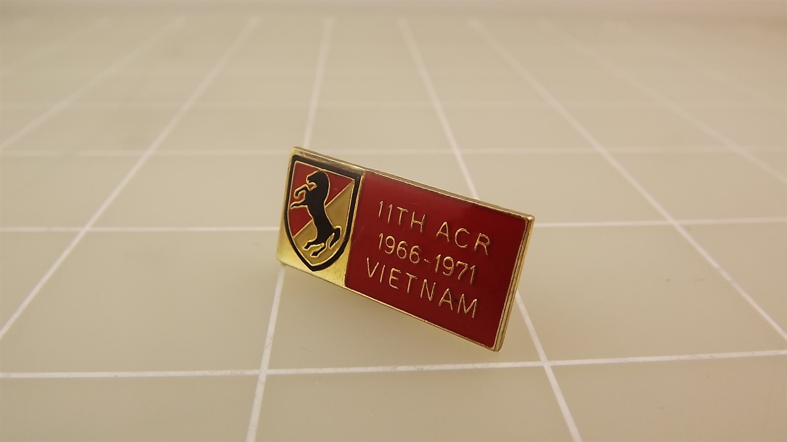 Collectible US Military 11TH ACR VIETNAM Enamel Lapel Pin | eBay