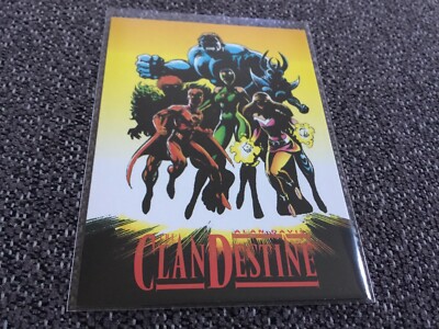 THE CLAN DESTINE 1994 MARVEL COMICS UK LTD. PROMO CARD NO NUMBER | eBay