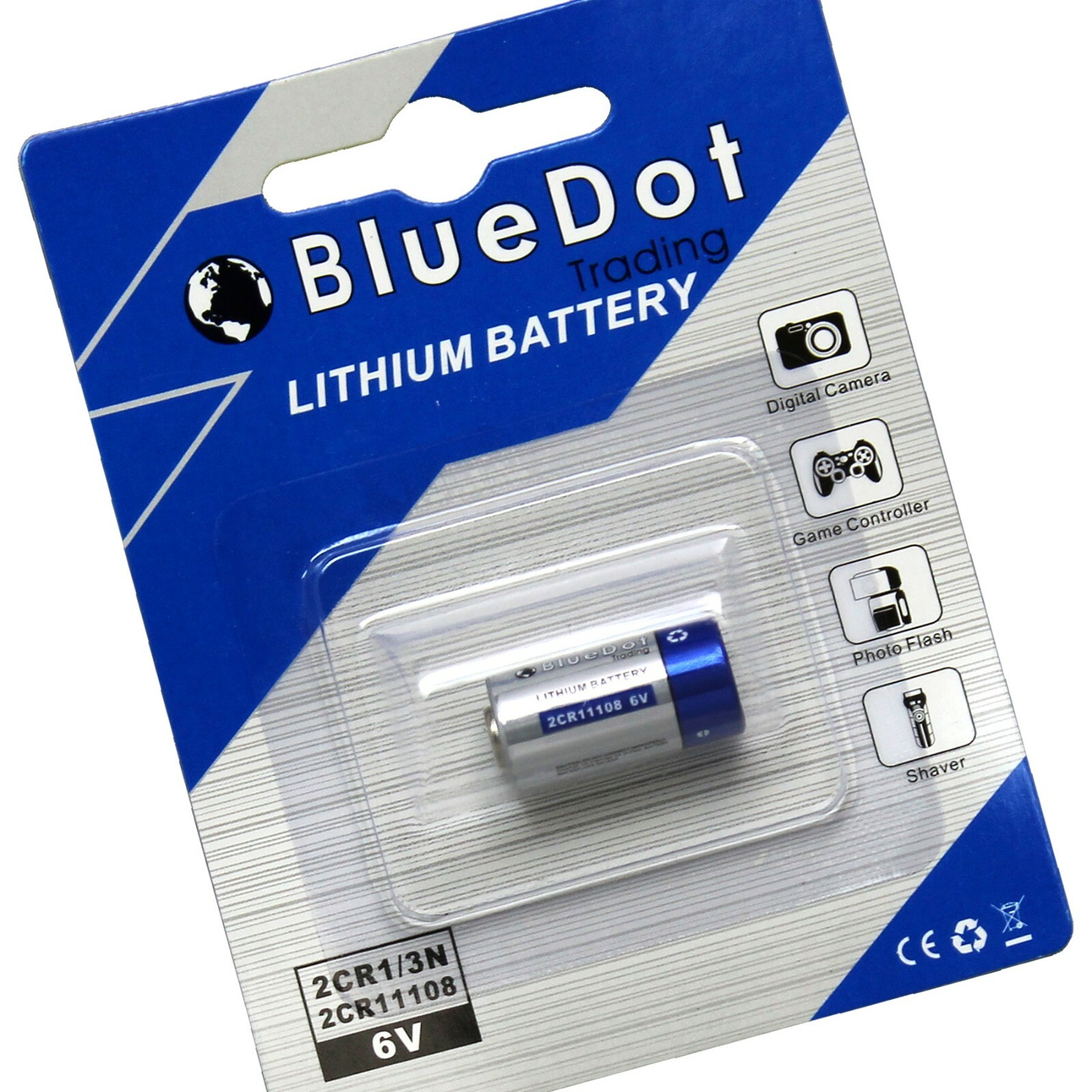 US SELLER ~ 1 2CR1/3N WC2CR13N (L28PX, L544) 6 Volt, Lithium Coin ...