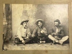 Alte West Cowboy Spieler antik Western Foto Bild | eBay